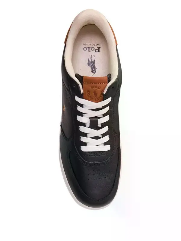 Polo Ralph Lauren Logo-detail Leather Sneakers