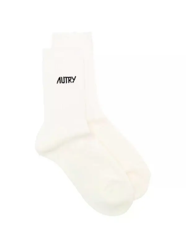 AUTRY Stars Logo Socks - Neutrals