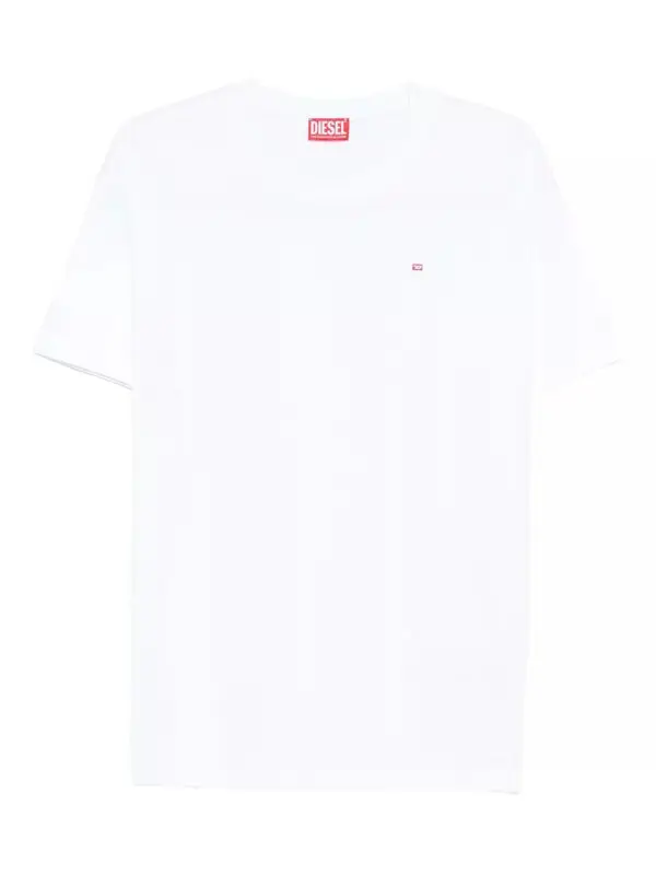 DIESEL® Embroidered-logo T-shirt - White