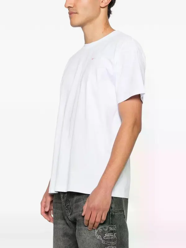DIESEL® Embroidered-logo T-shirt - White