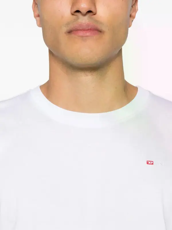 DIESEL® Embroidered-logo T-shirt - White