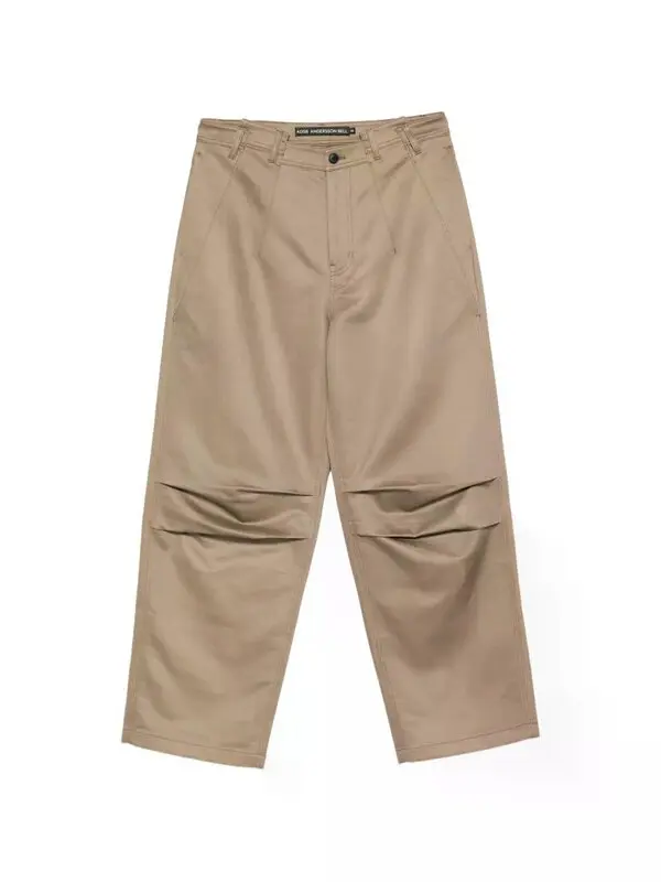 Andersson Bell Logo-patch Panelled Trousers - Neutrals