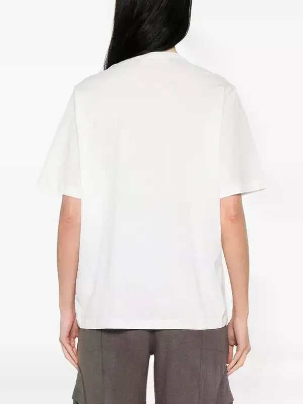 THE FRANKIE SHOP Harper Organic Cotton T-shirt - White