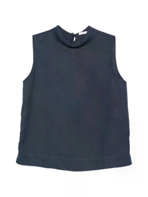 LARDINI High-neck Sleeveless Top