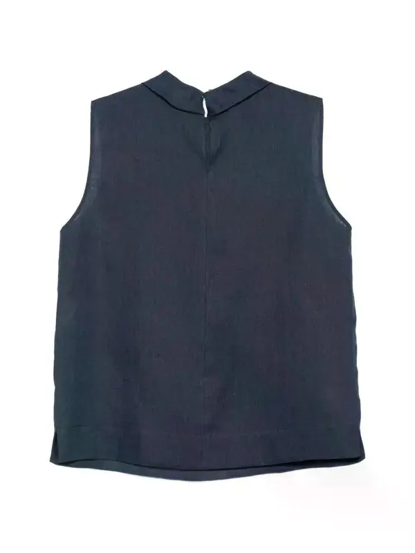 LARDINI High-neck Sleeveless Top