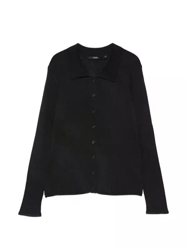Seventy Ribbed Buttoned Cardigan