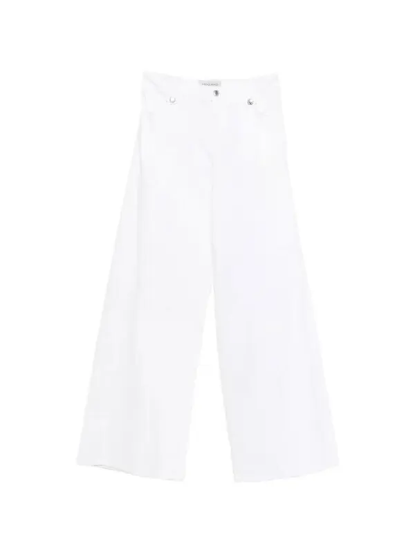 ERMANNO FIRENZE Floral-embroidered Jeans