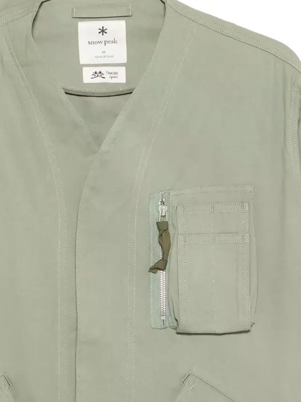 SNOW PEAK Zip-fastening Pocket Jacket