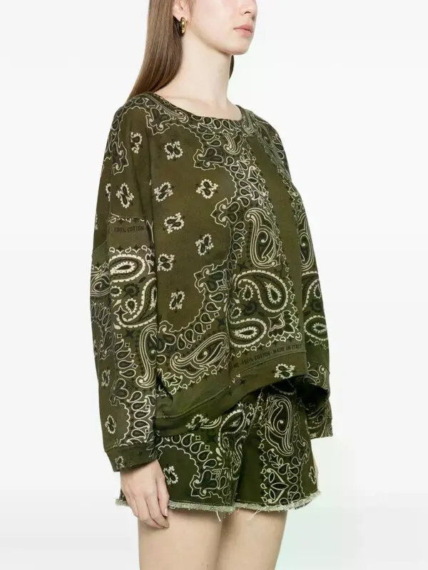 DON'T @ ME Paisley-print Sweatshirt