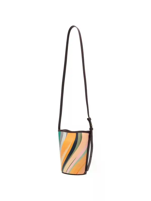 Paul Smith Mini Striped Bucket Bag - Neutrals