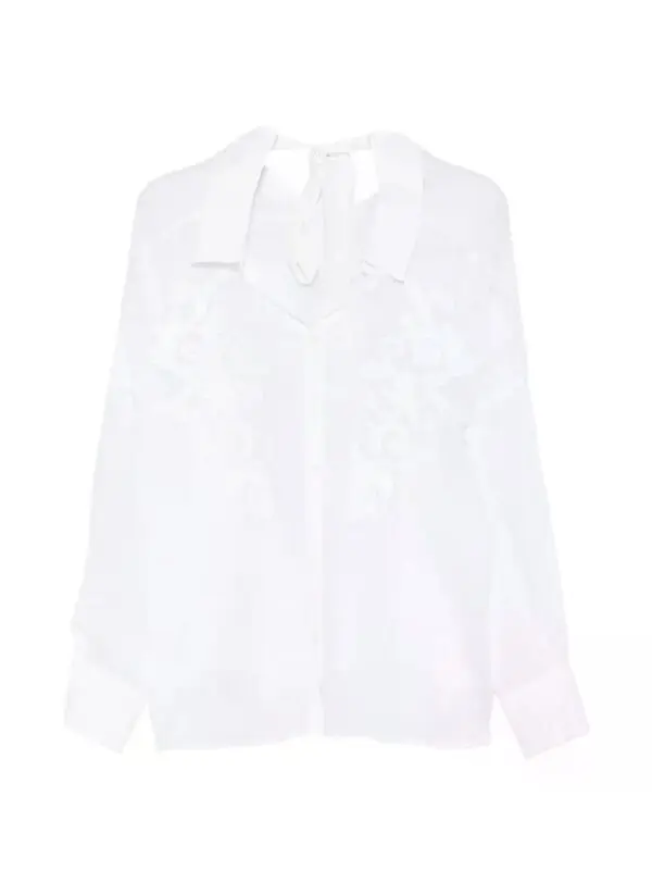ERMANNO FIRENZE Floral-embroidered Shirt