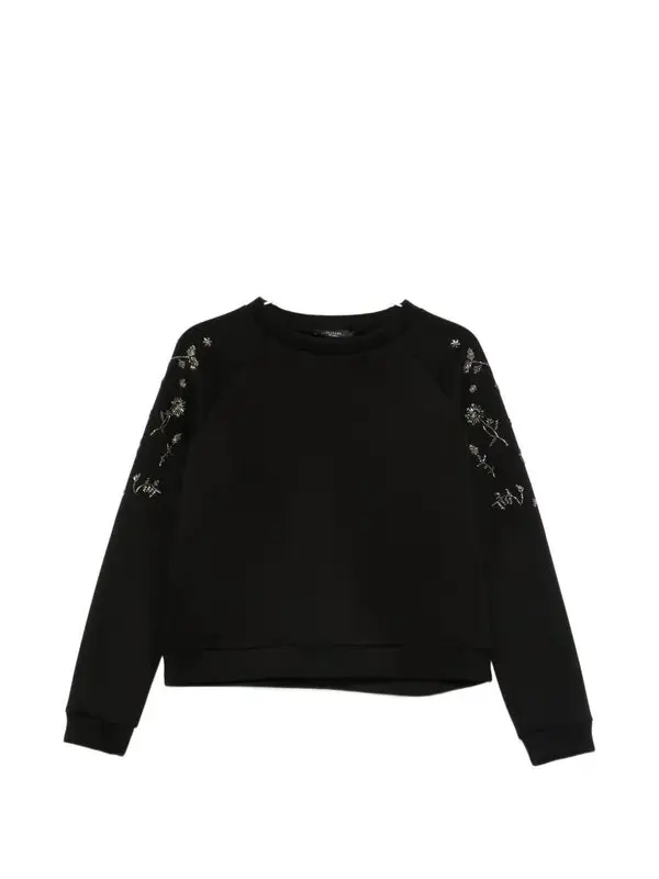 Max Mara Embellished Sweatshirt - Black