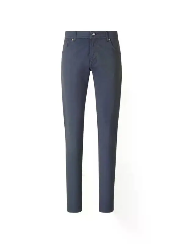 Marco Pescarolo Logo-patch Jeans - Blue