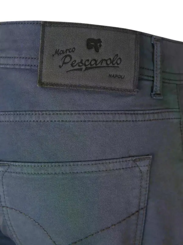 Marco Pescarolo Logo-patch Jeans - Blue