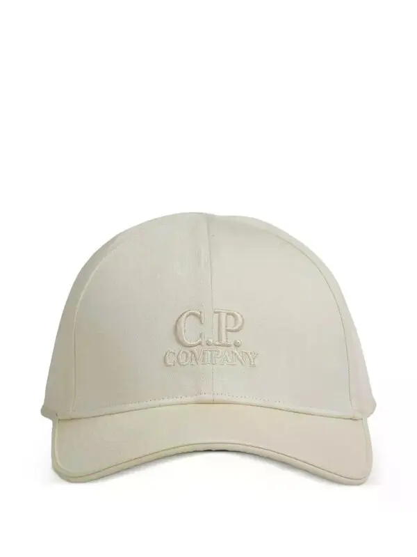 C.P. COMPANY Logo-embroidered Cap - Neutrals