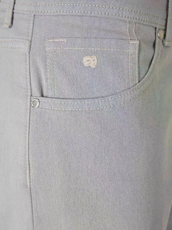 Marco Pescarolo Logo-patch Trousers - Grey