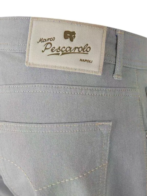 Marco Pescarolo Logo-patch Trousers - Grey