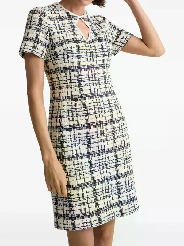 St. John Tweed Mini Dress - Neutrals