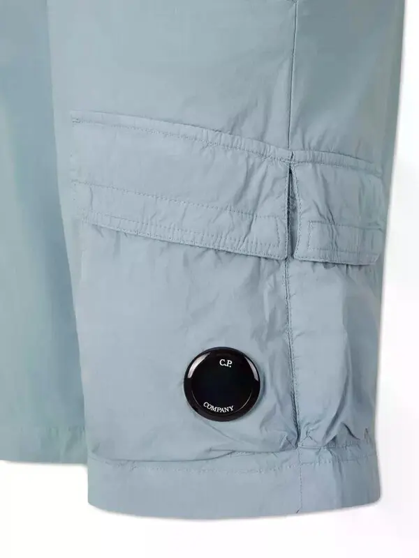 C.P. COMPANY Lens-detail Cargo Shorts - Blue