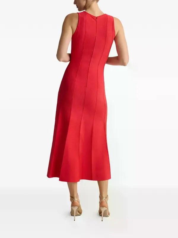 St. John Knit Sleeveless Midi Dress