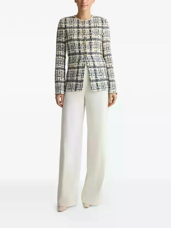 St. John Tweed Button Jacket
