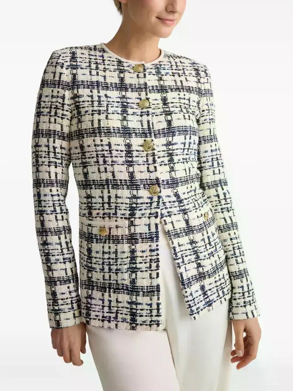 St. John Tweed Button Jacket