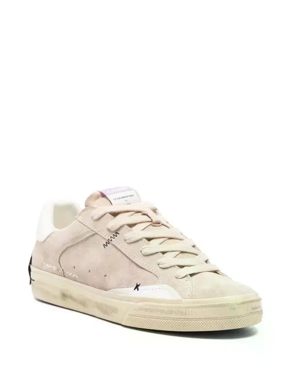 CRIME LONDON Leather Low-top Sneakers