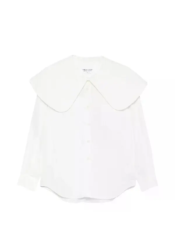 Comme Des Garçons Oversized-collar Shirt - White