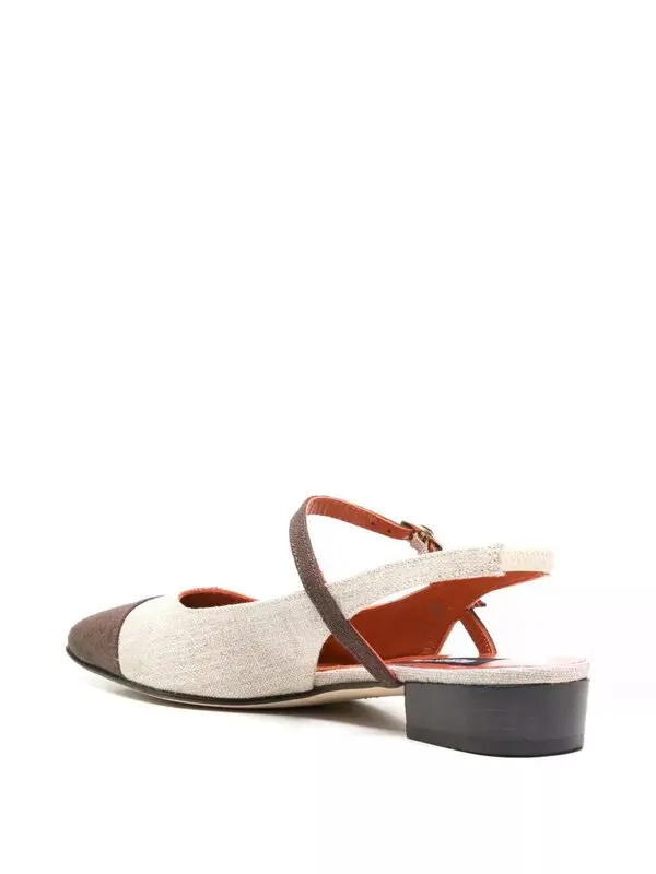 CAREL Oceano 26 Toe-cap Flat Pumps - Neutrals