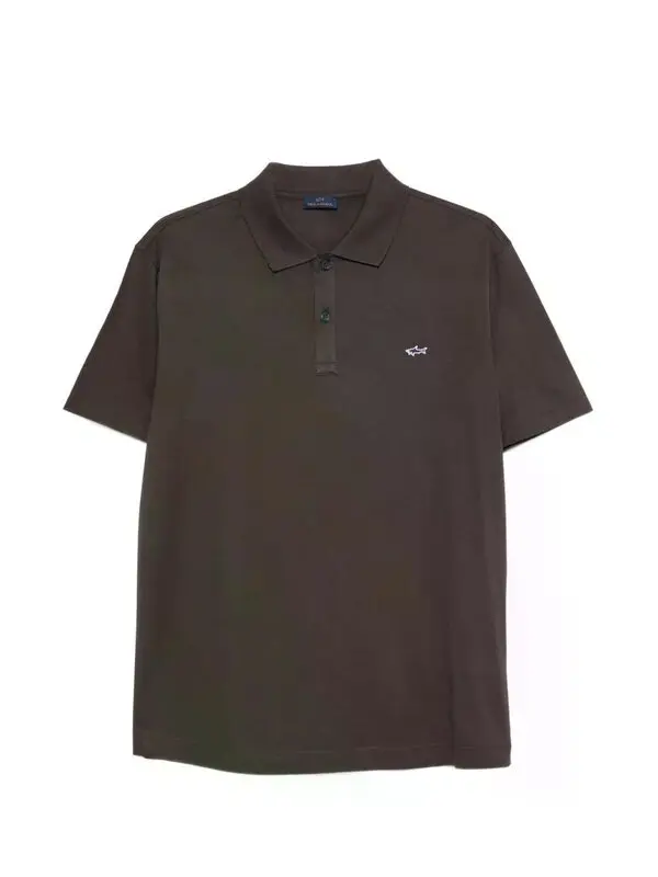 Paul & Shark Logo-detail Polo Shirt - Grey