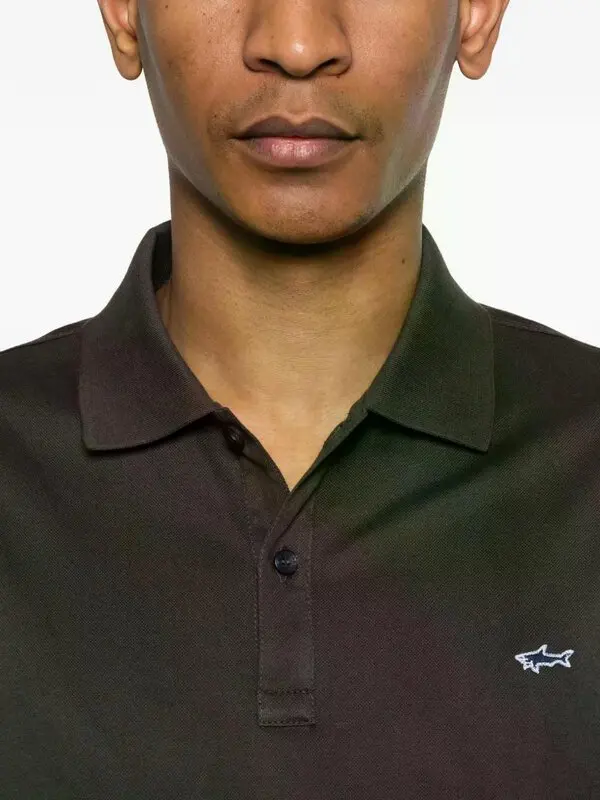 Paul & Shark Logo-detail Polo Shirt - Grey