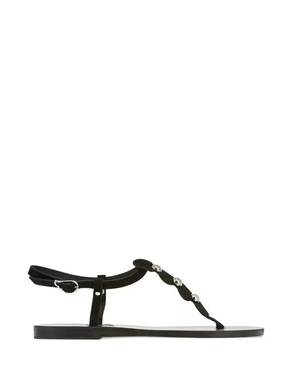 ANCIENT GREEK SANDALS Ilida Studded Sandals - Black