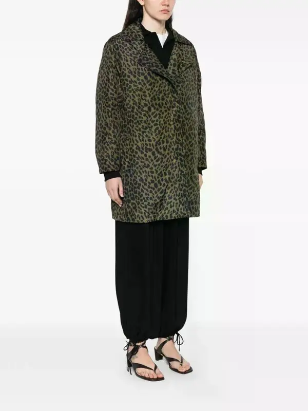 Aspesi Animal-print Overcoat