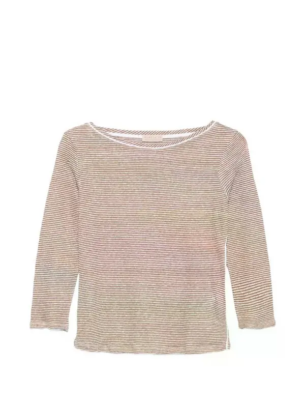 PUROTATTO Striped Top - Neutrals