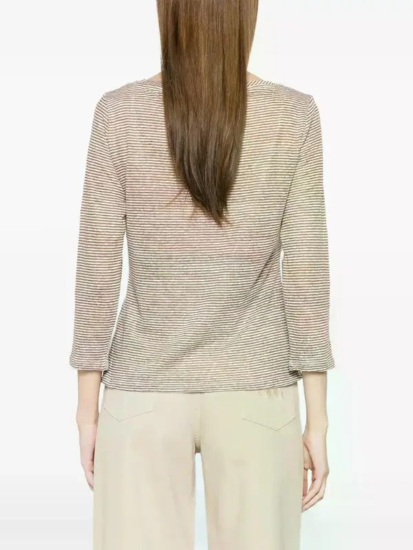 PUROTATTO Striped Top - Neutrals