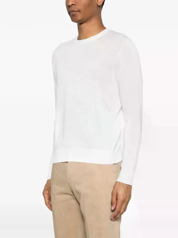 DRUMOHR Long-sleeve Crew-neck Sweater - Neutrals
