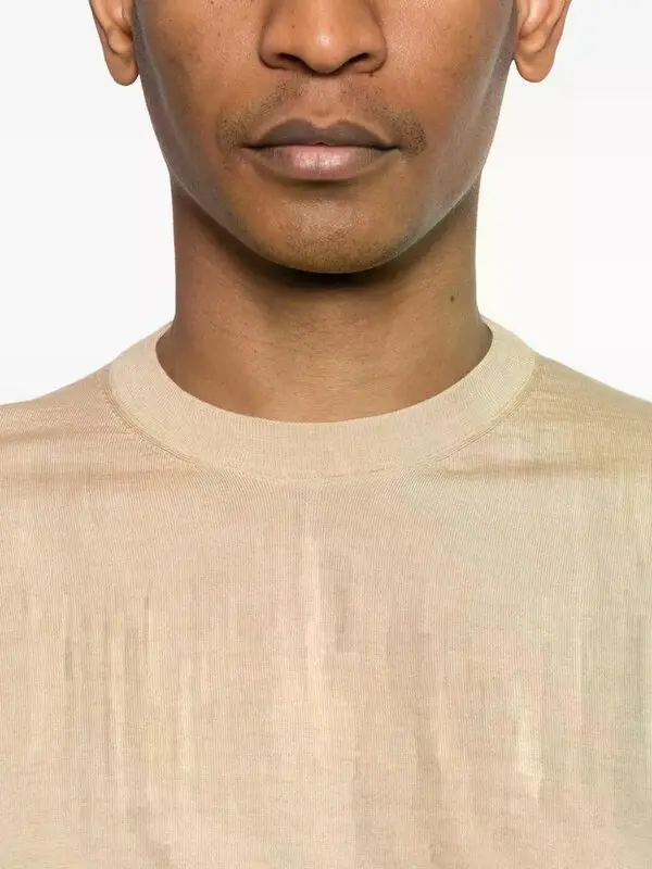 DRUMOHR Crew-neck Wool Sweater - Neutrals