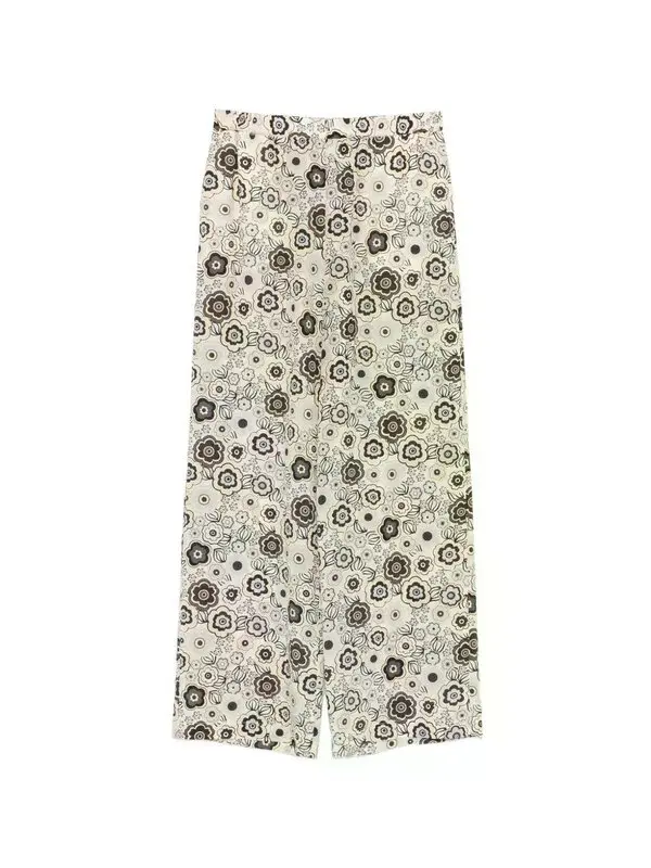 Aspesi Floral-print Trousers