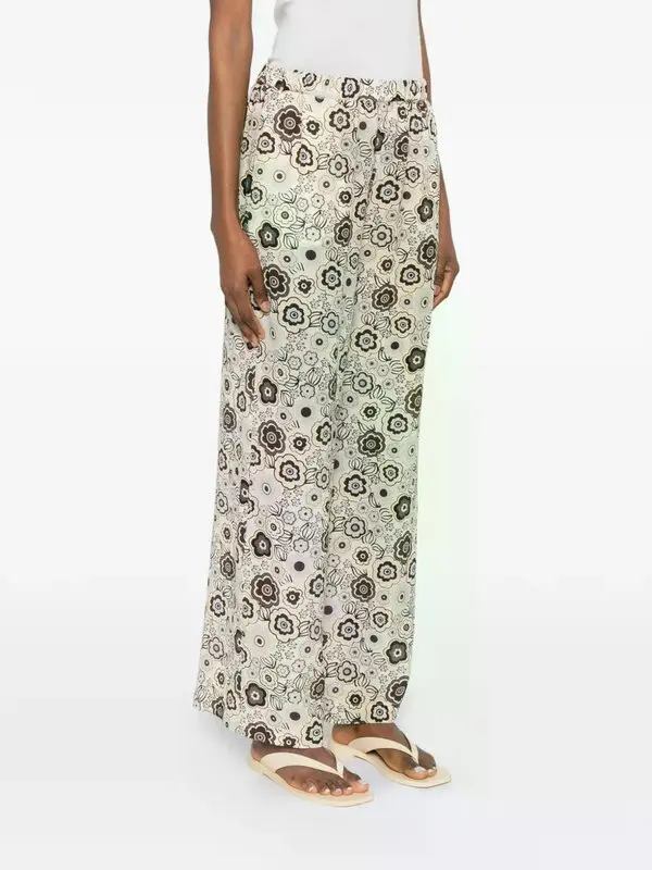 Aspesi Floral-print Trousers