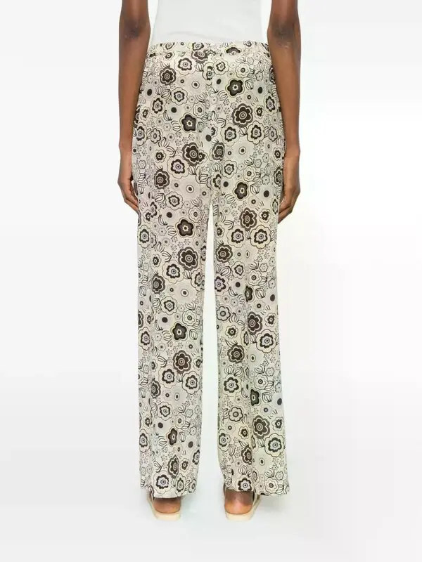 Aspesi Floral-print Trousers