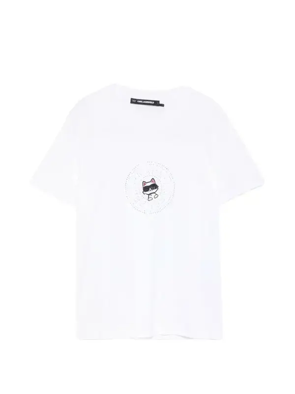 Karl Lagerfeld Ikon Circle T-shirt - White