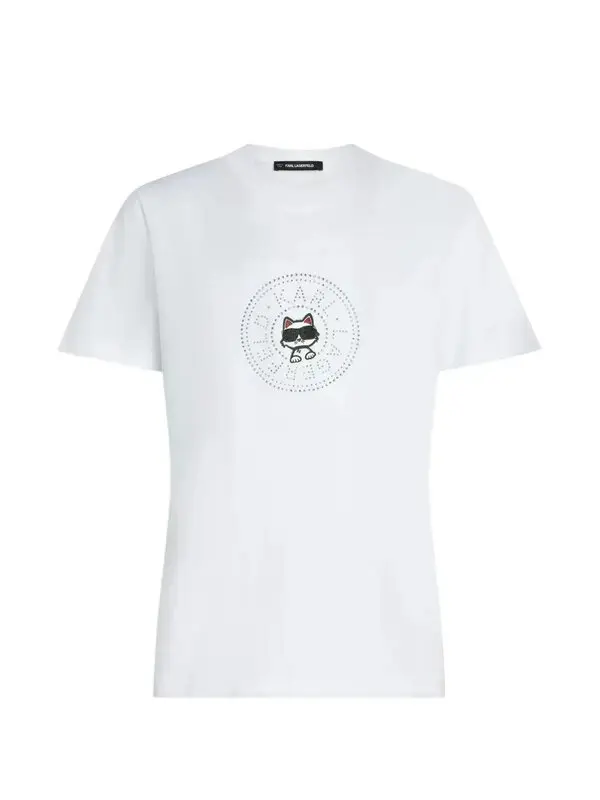 Karl Lagerfeld Ikon Circle T-shirt - White