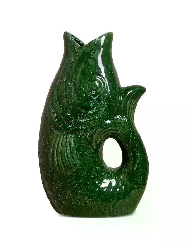 CU I SEEYOU Fish-design Vase - Green