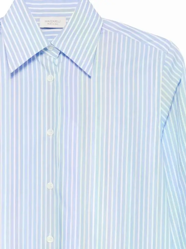 MAZZARELLI Striped Buttoned Shirt