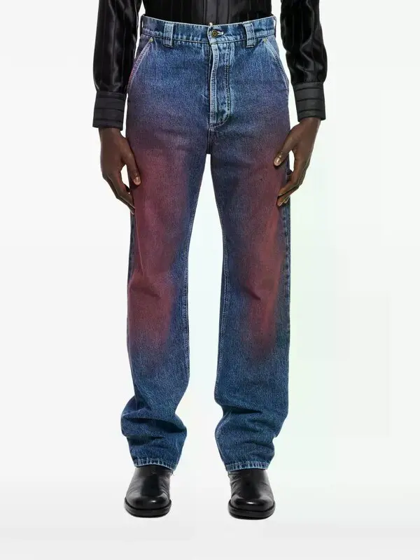 WINNIE N.Y.C Dyed Straight-leg Jeans