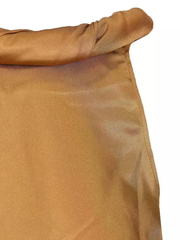 Loulou De Saison Susan Twisted-collar Dress - Neutrals