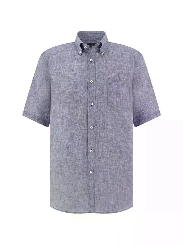 Paul & Shark Short-sleeve Linen Shirt