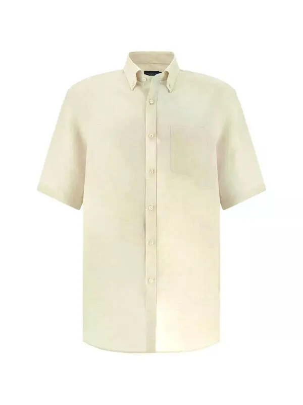 Paul & Shark Short-sleeved Linen Shirt
