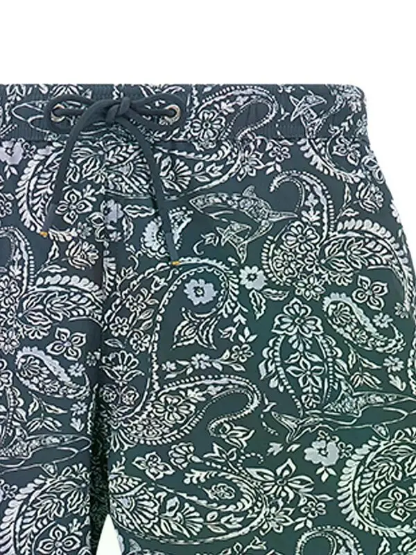 Paul & Shark Paisley Print Swimwear - Blue
