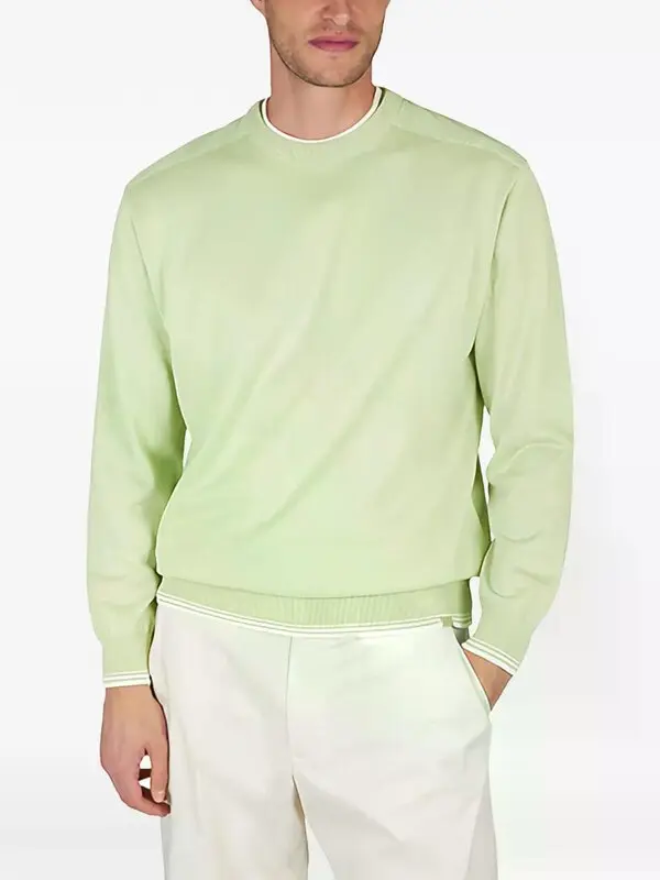 Paul & Shark Crew-neck Cotton Sweater - Neutrals